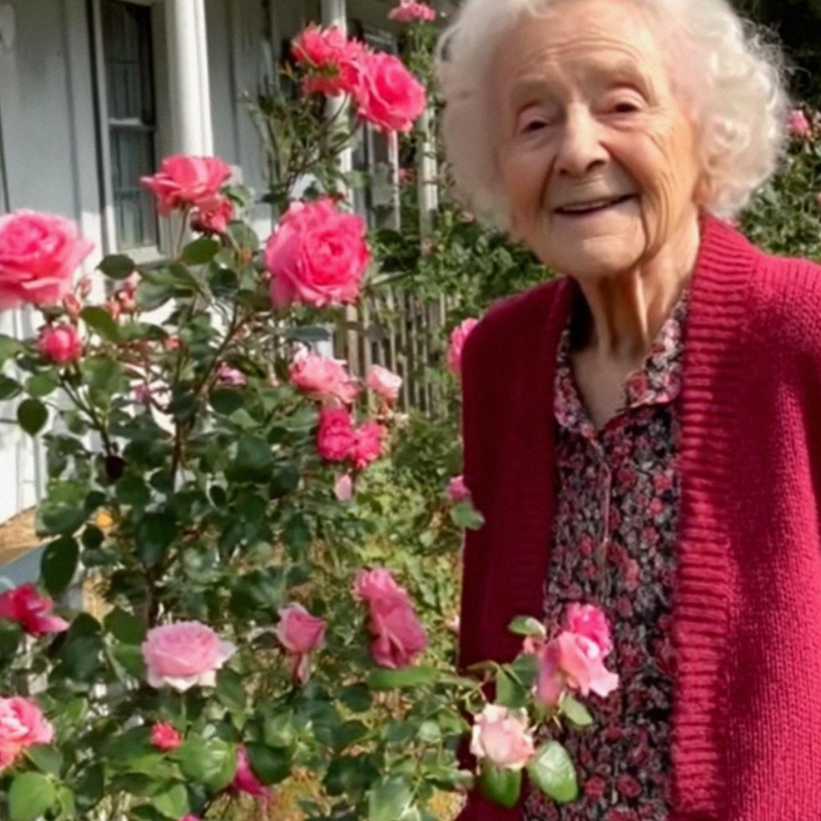 Babcia poprosiła mnie, żebym przesadziła jej ulubiony krzew róż rok po ...